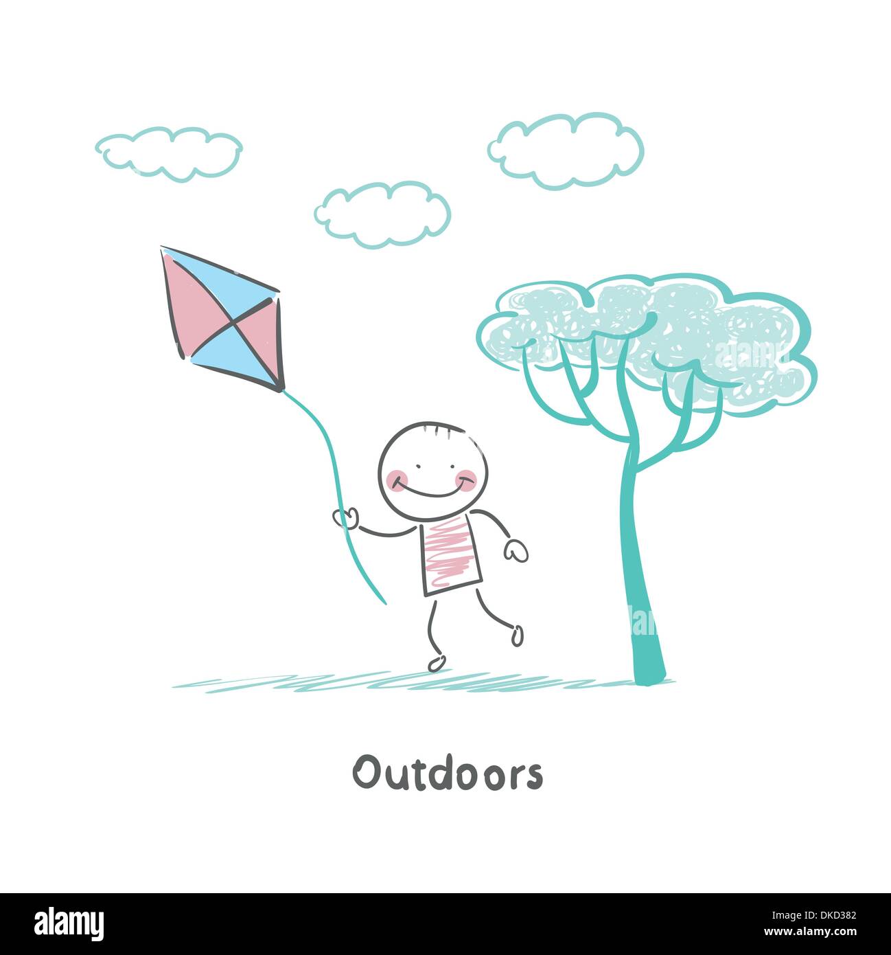 Family one child walking silhouette Stock Vector Images - Alamy