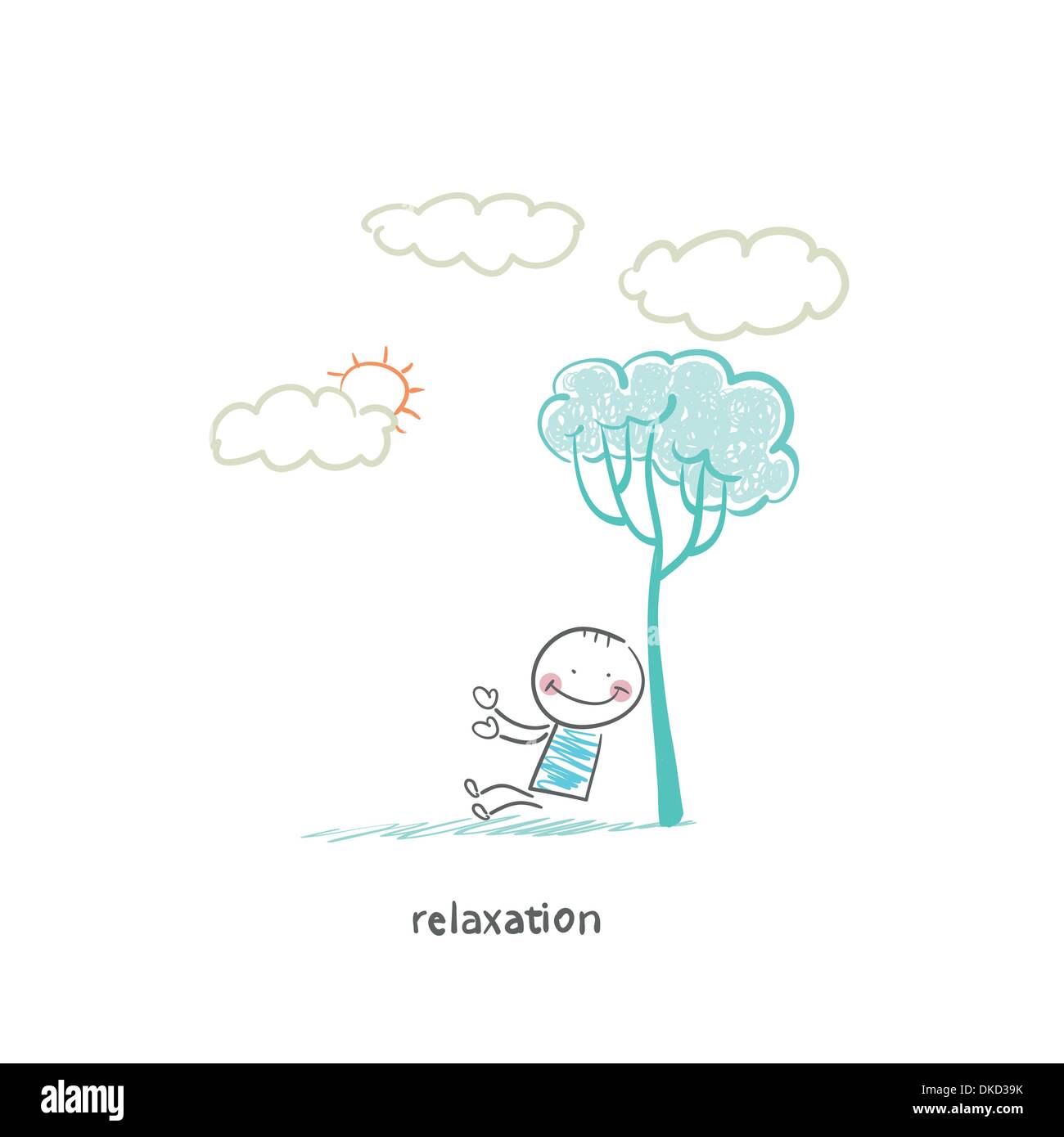 Resting posture Stock Vector Images - Alamy