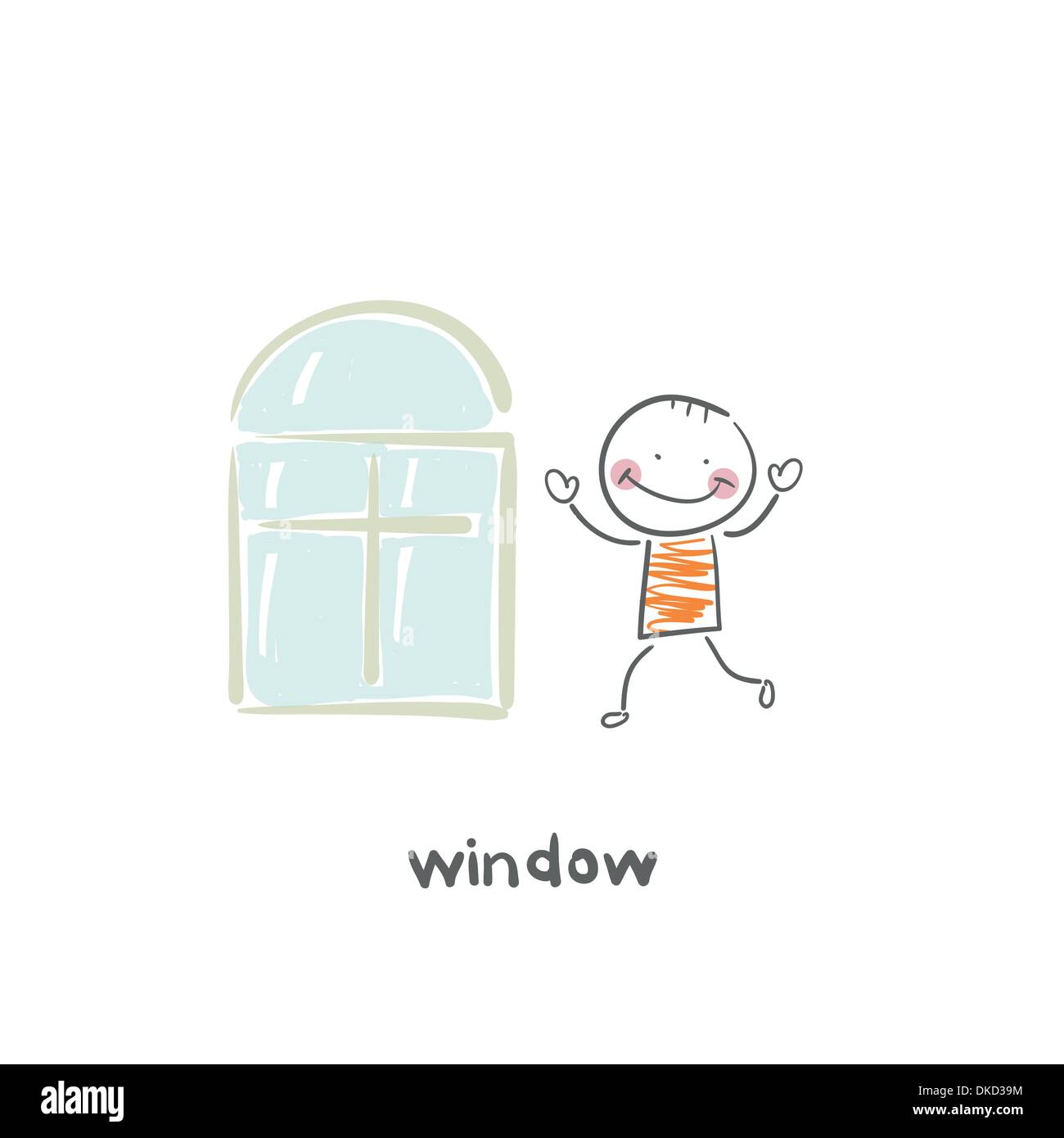 Arch architectural window Stock Vector Images - Alamy