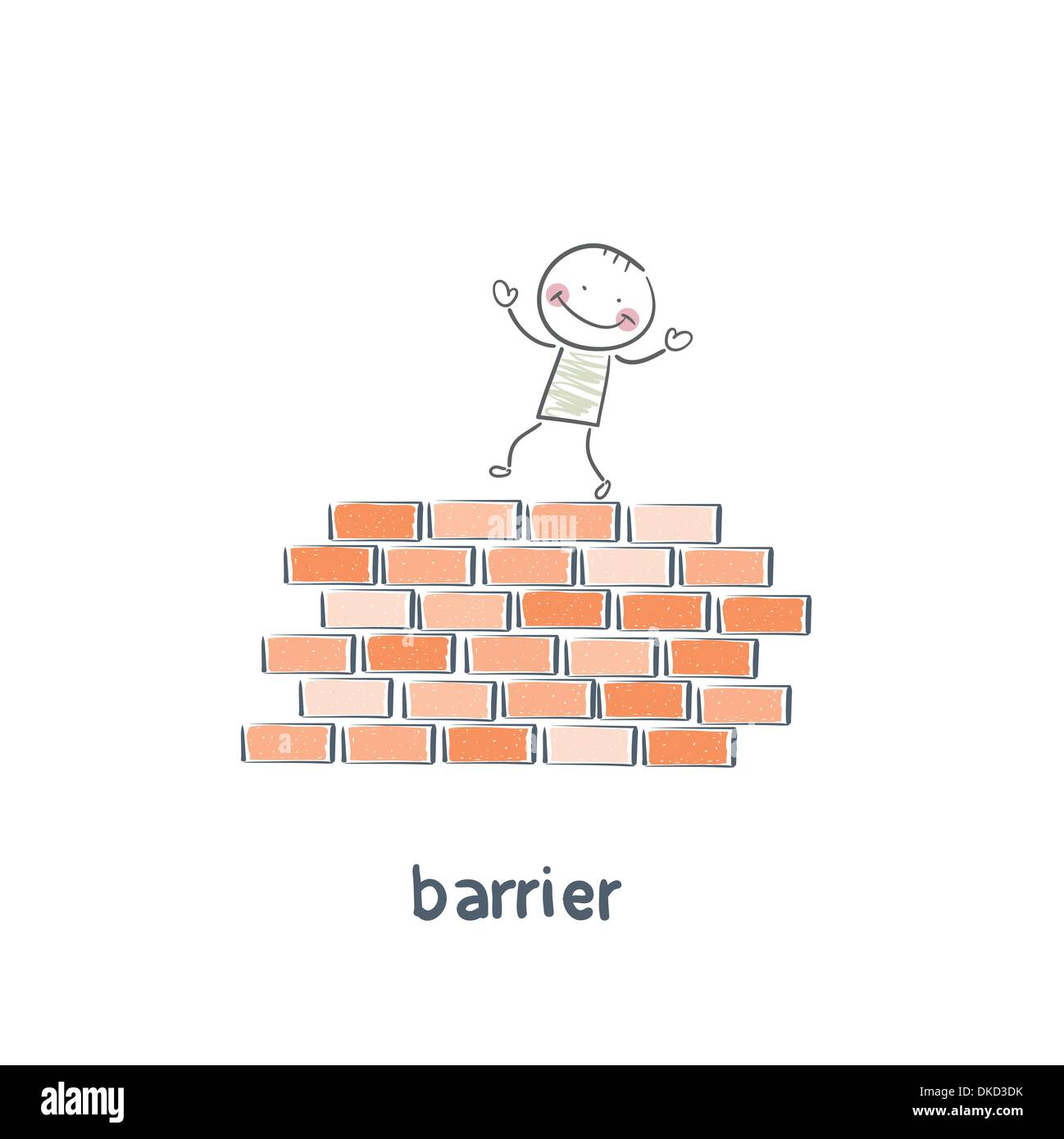 Away from the wall Stock Vector Images - Alamy