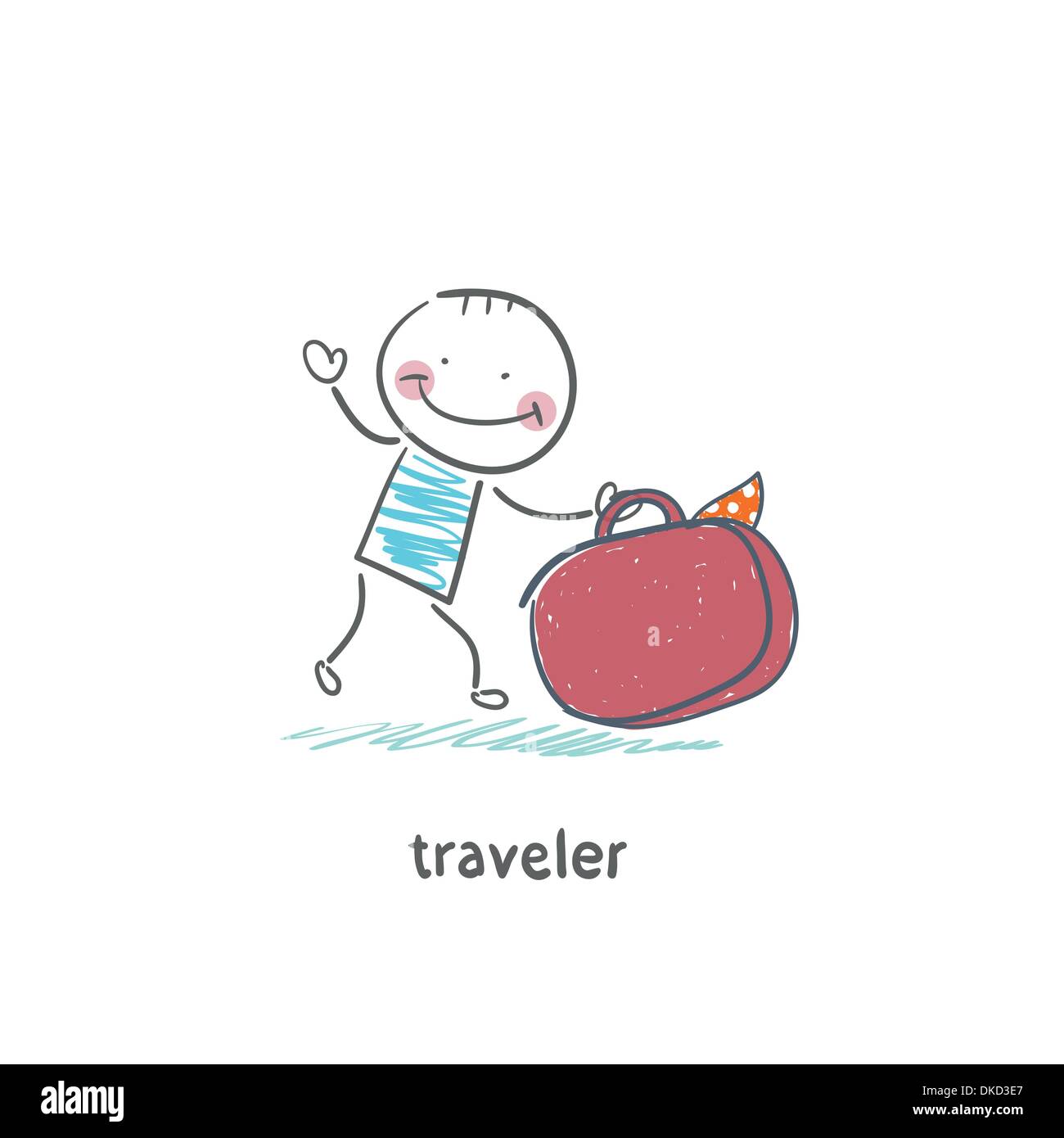 London traveler Stock Vector Images - Alamy