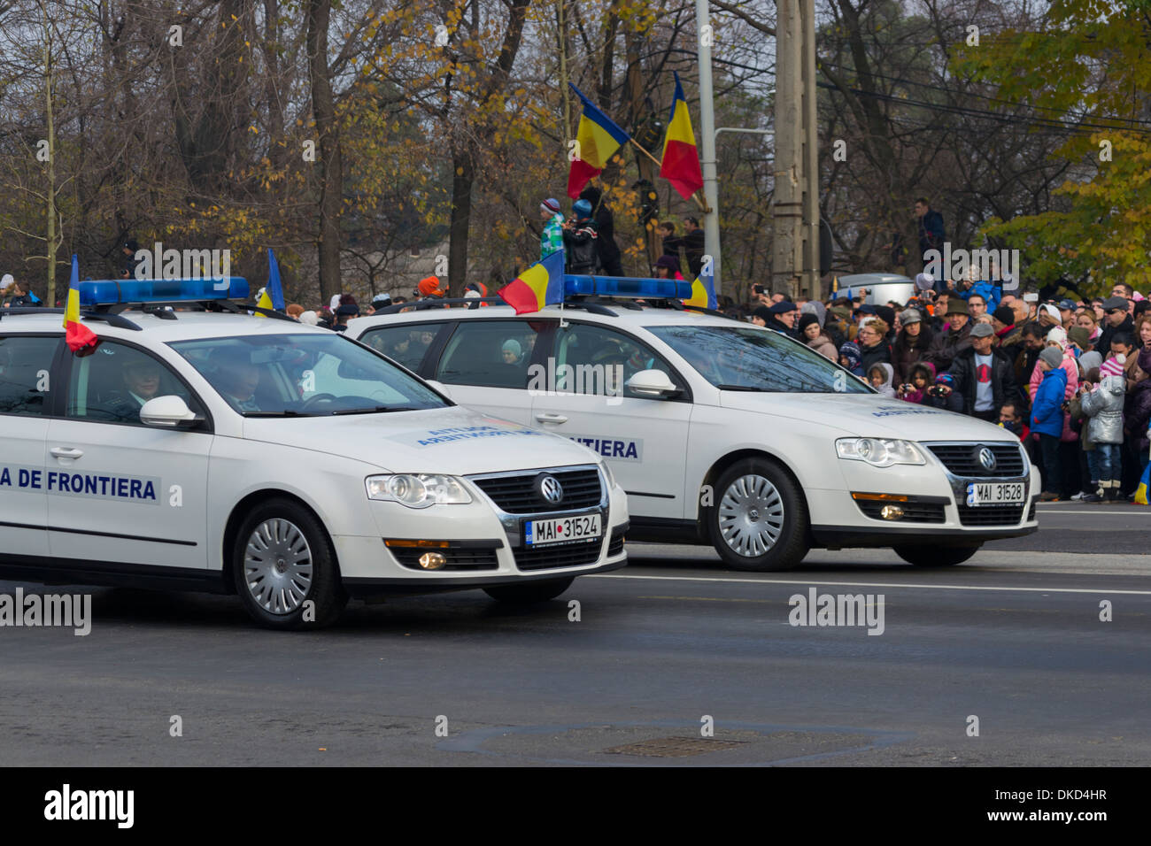 Romanian Police Volkswagen Passat Variant cars - December 1st, Parade ...