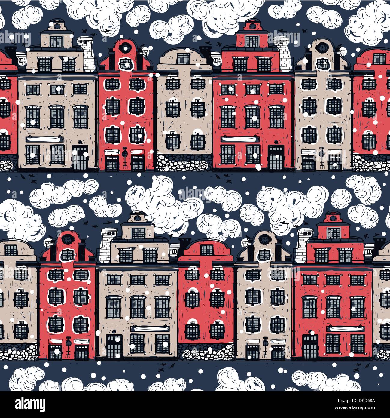 Nordic buildings Stock Vector Images - Alamy