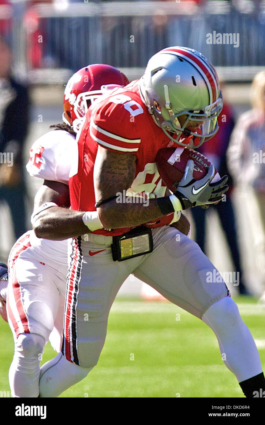 Nov. 5, 2011 - Columbus, Ohio, U.S - Ohio State Buckeyes wide receiver ...