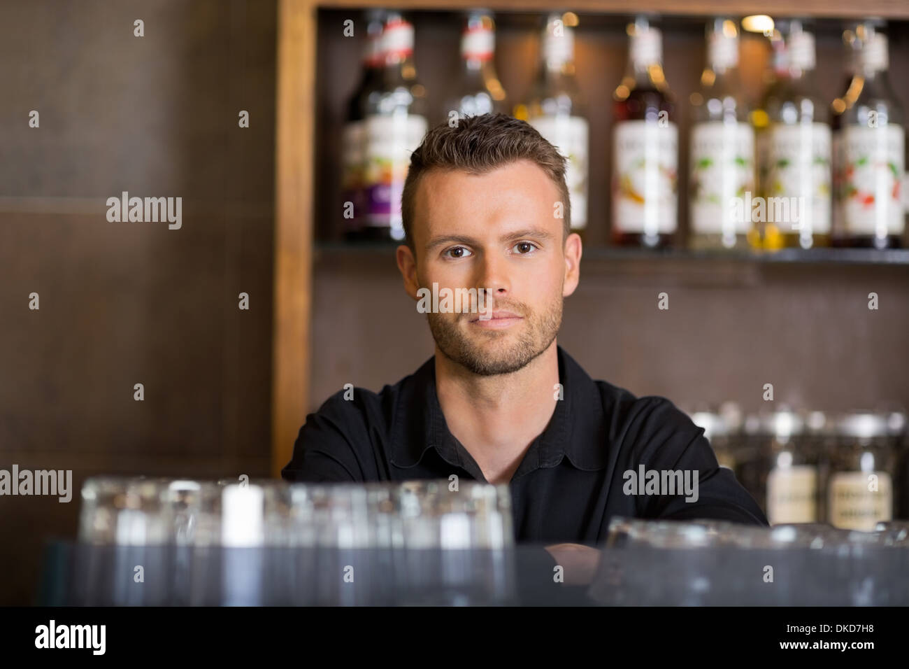 Barista cafe worker bartender hi-res stock photography and images - Alamy
