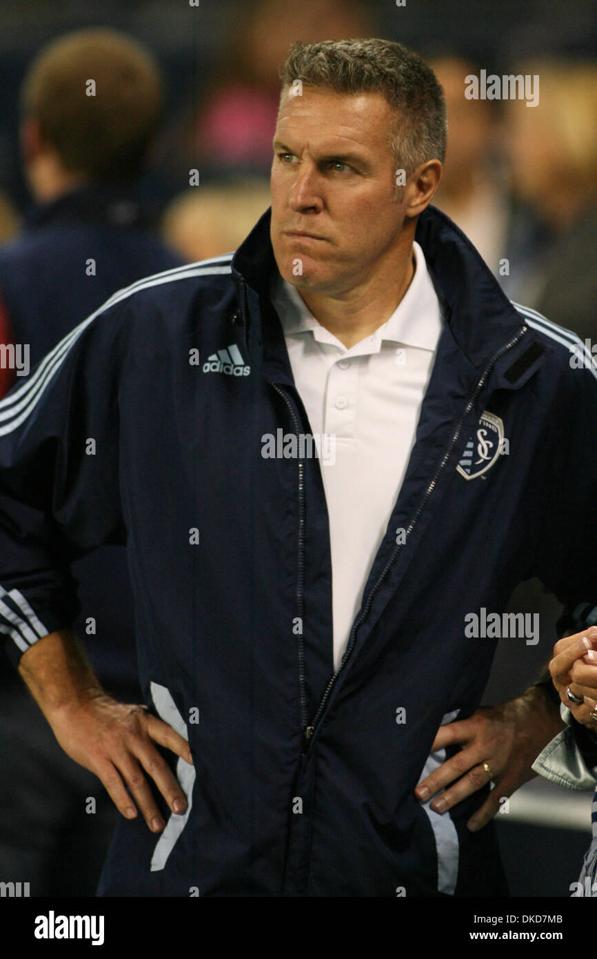 Nov. 6, 2011 - Kansas City, Kansas, U.S - Sporting KC head coach Peter ...