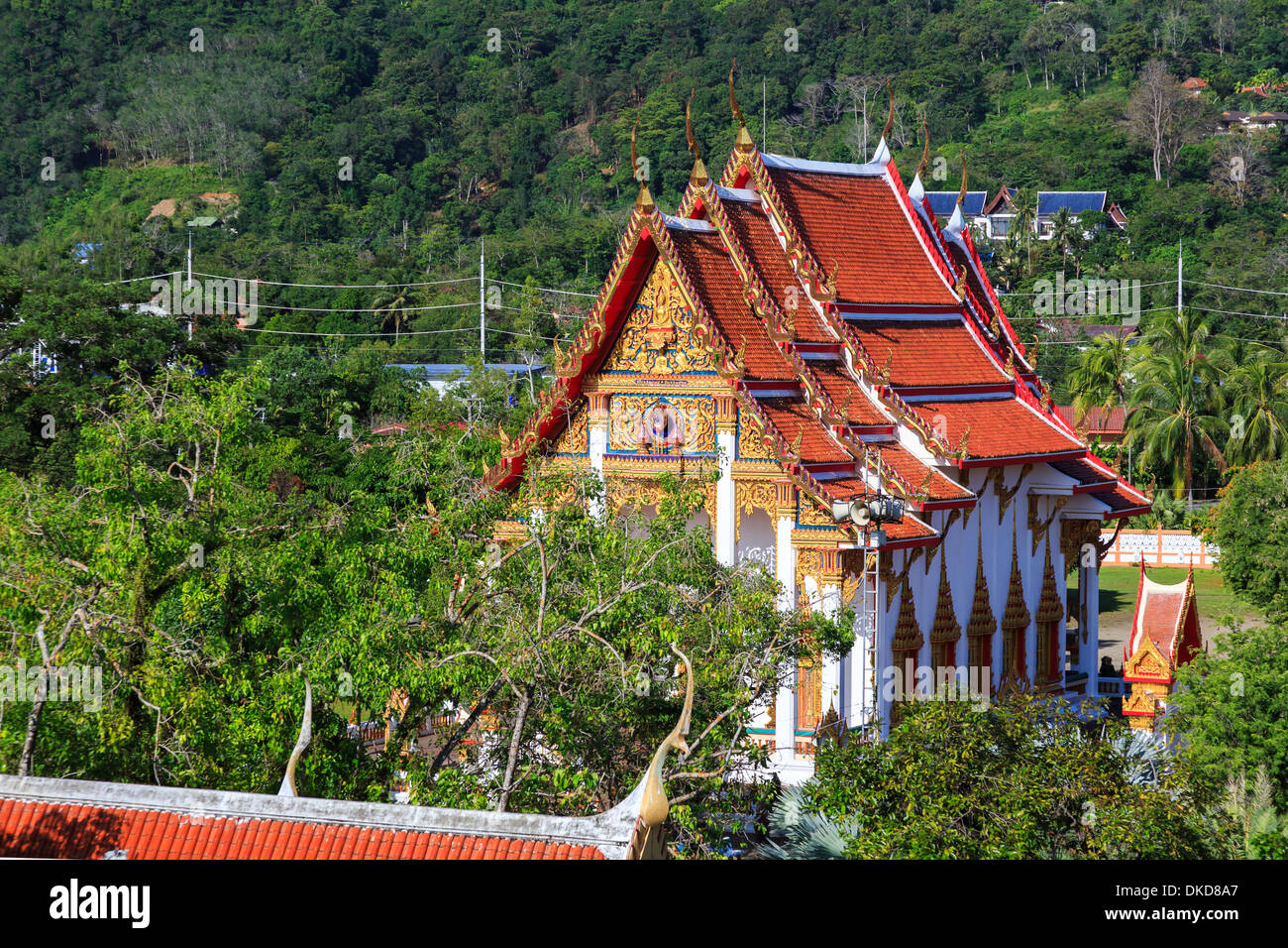 Wat Chalong is the most important temple of Phuket Stock Photo - Alamy