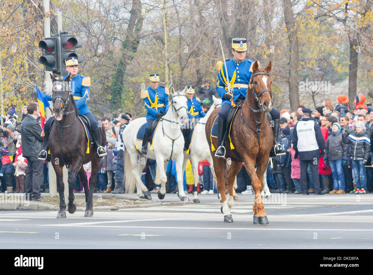 Romanian Police Horse Patrol - December 1st, Parade on Romania's ...