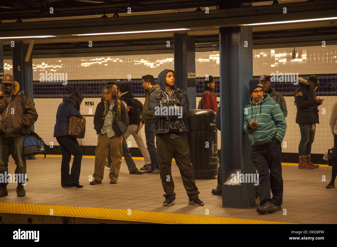 Jay street metrotech station hi-res stock photography and images - Alamy