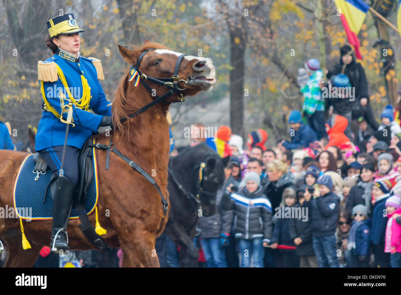 Romanian Police Horse Patrol - December 1st, Parade on Romania's ...