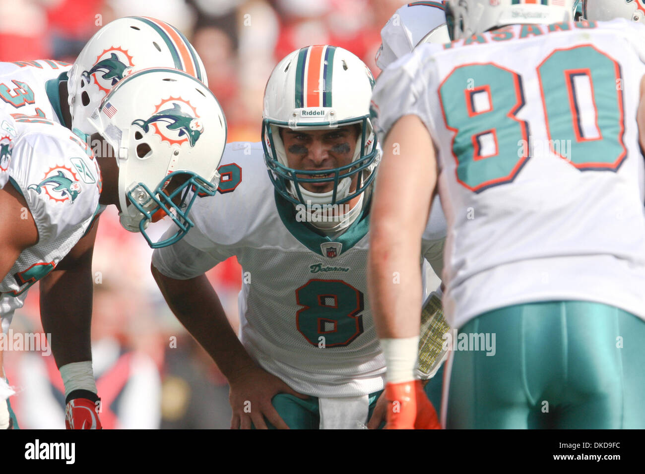 Nov. 6, 2011 - Kansas City, Missouri, U.S - Miami Dolphins quarterback ...
