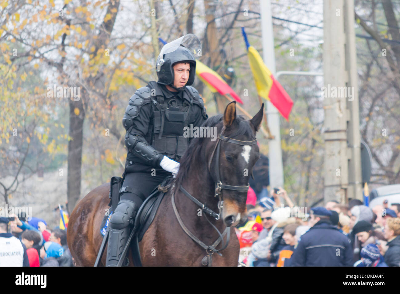 Romanian Gendarmery Horse Patrol - December 1st, Parade on Romania's ...