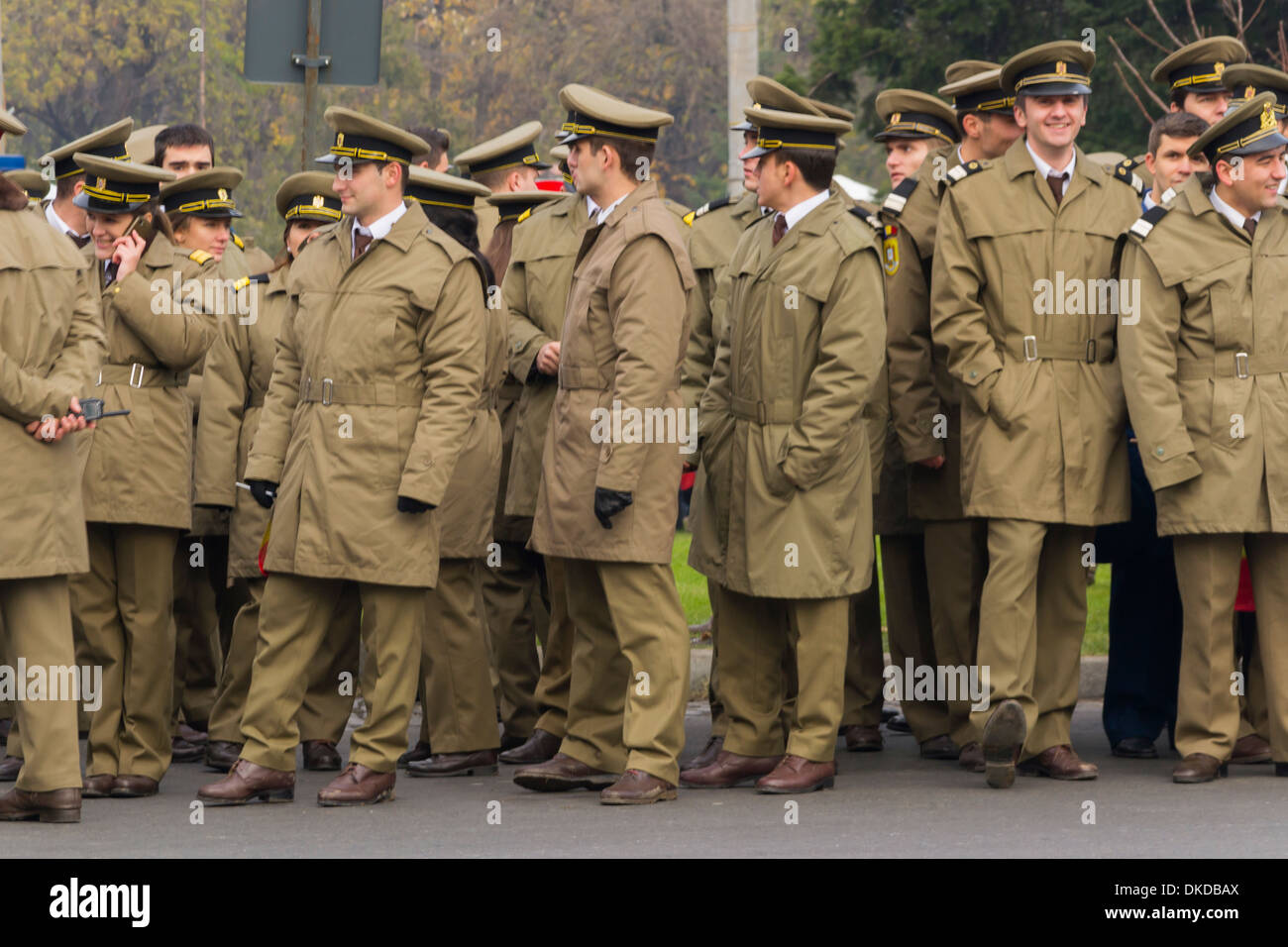 Romanian male soldiers, December 1st, Parade on Romania's National Day ...