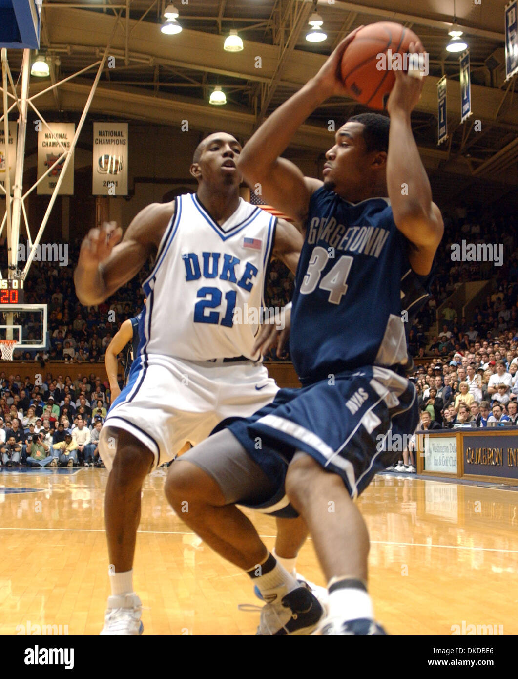 Dec 02, 2006; Durham, NC, USA; NCAA Football: Georgetown Hoyas #34 MARC ...