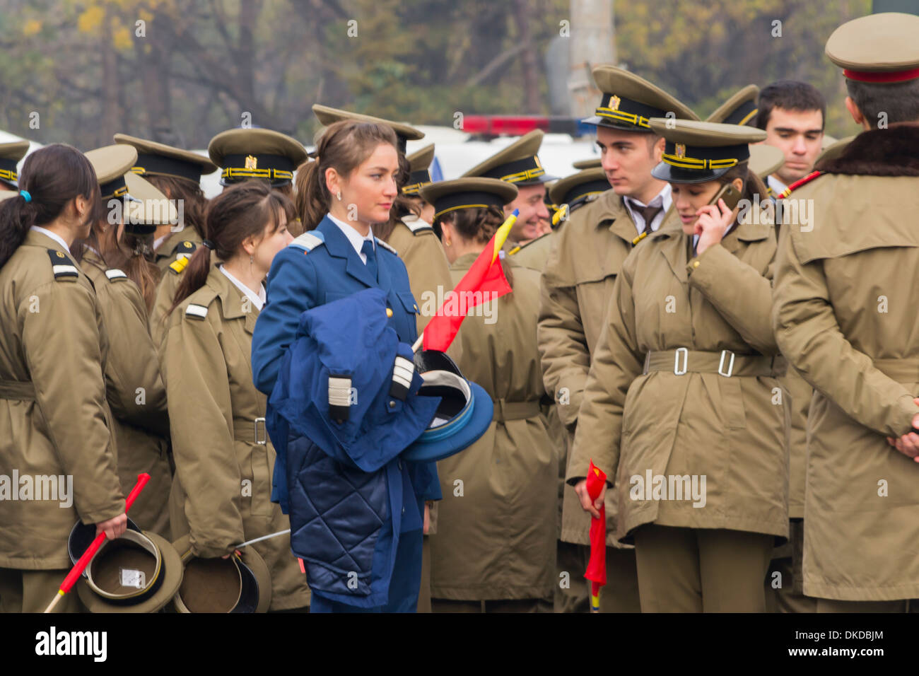 Romanian soldiers, December 1st, Parade on Romania's National Day Stock ...