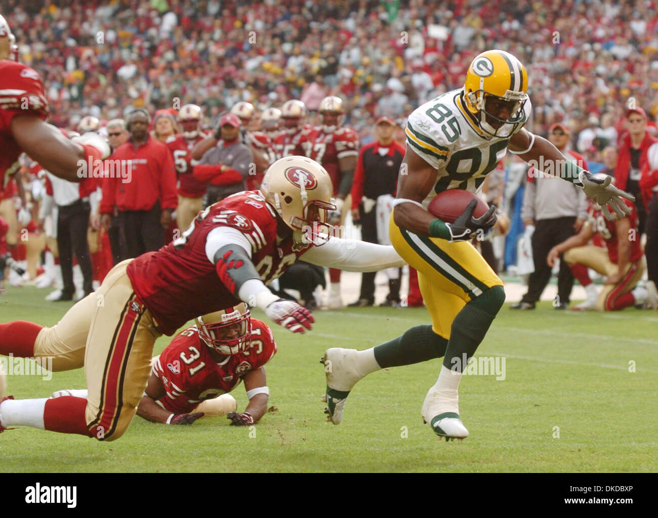 Dec 10, 2006; San Francisco, CA, USA; NFL Football: Green Bay Packers ...