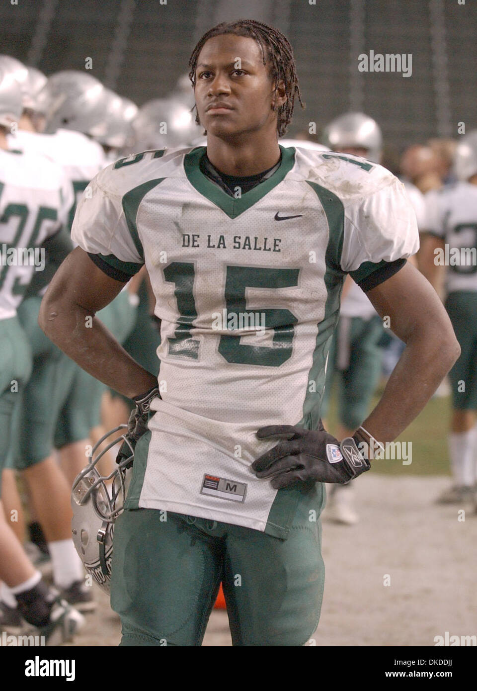 Dec 16, 2006; Carson, CA, USA; De La Salle's TILLMAN PUGH, #15, shows ...