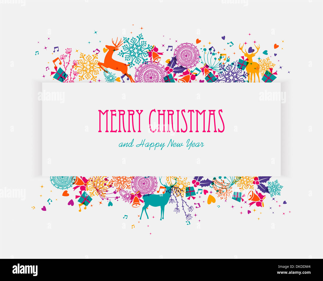 Trendy Christmas holiday colors splash elements banner. EPS10 vector ...