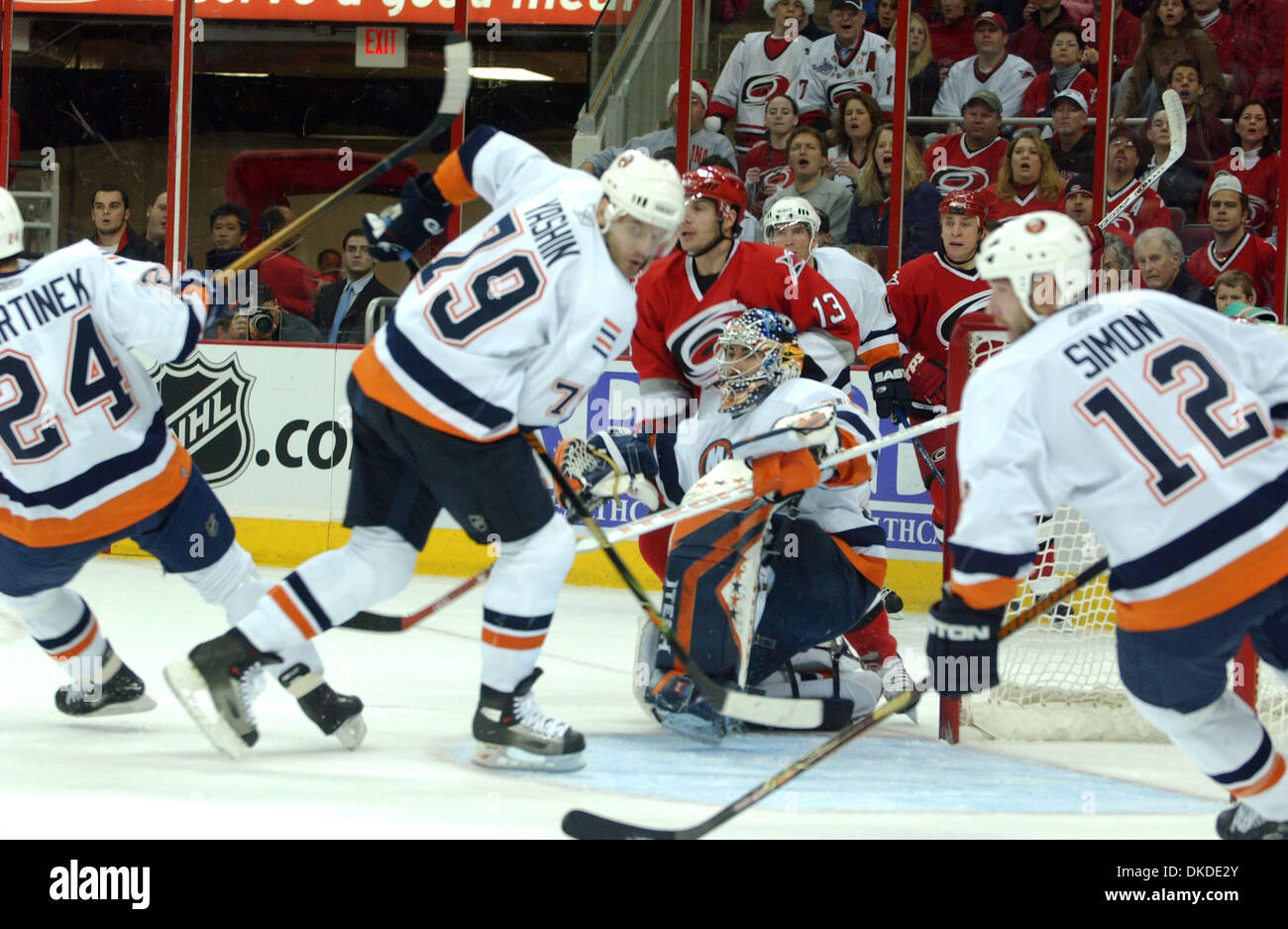 Dec 22, 2006; Raleigh, NC, USA; NHL Ice Hockey: The Carolina Hurricanes ...
