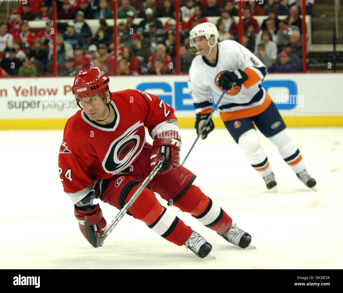 Dec 22, 2006; Raleigh, NC, USA; NHL Ice Hockey: Carolina Hurricanes ...