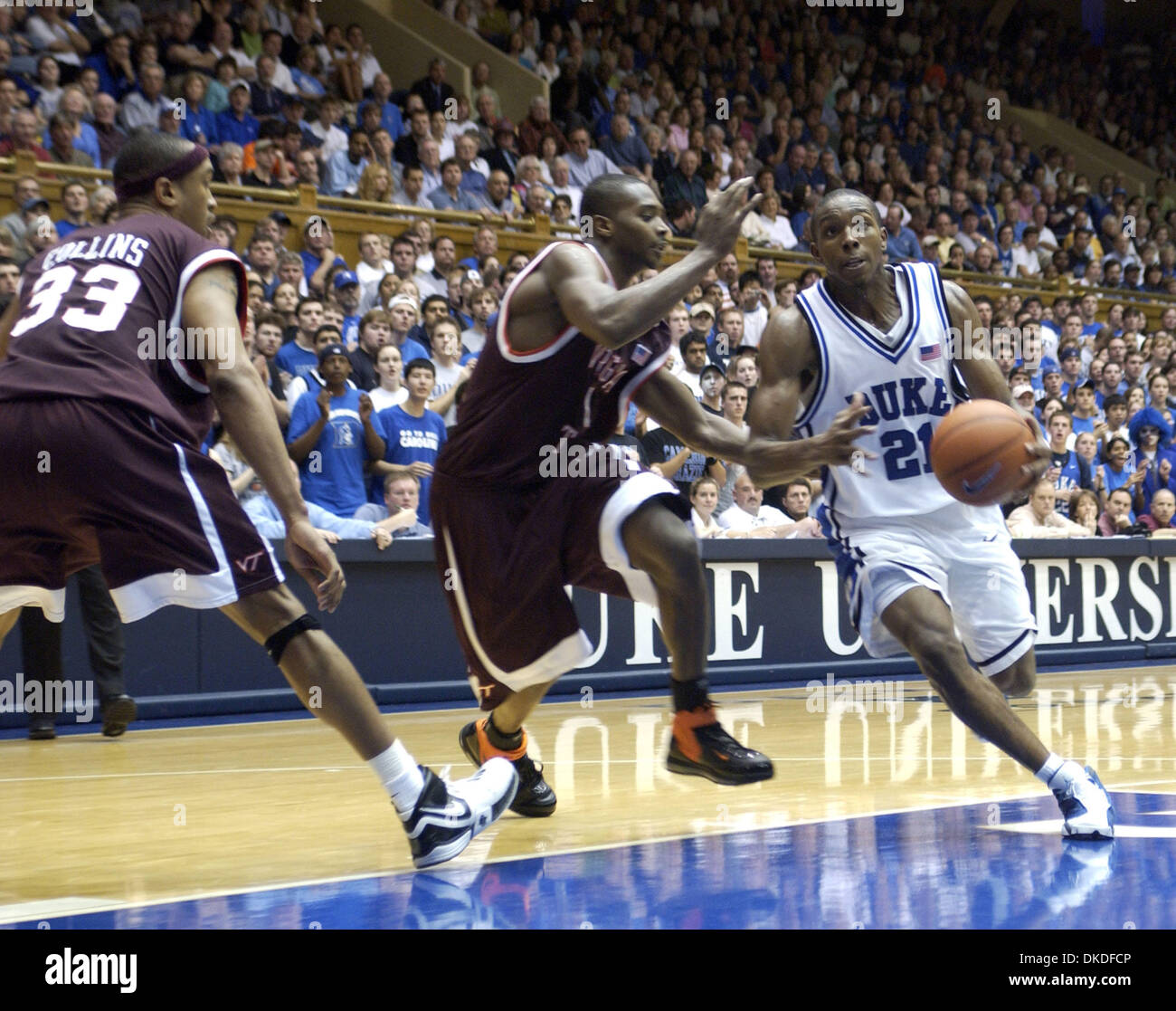 Duke blue devils cameron indoor stadium durham basketball hi-res stock ...