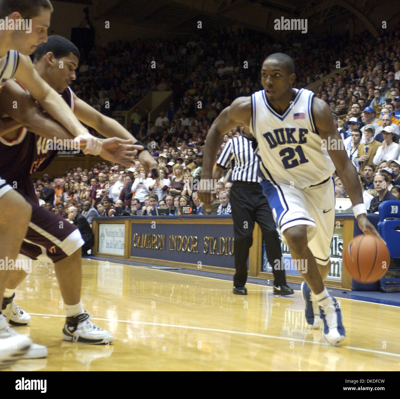 Duke blue devils cameron indoor stadium durham basketball hi-res stock ...