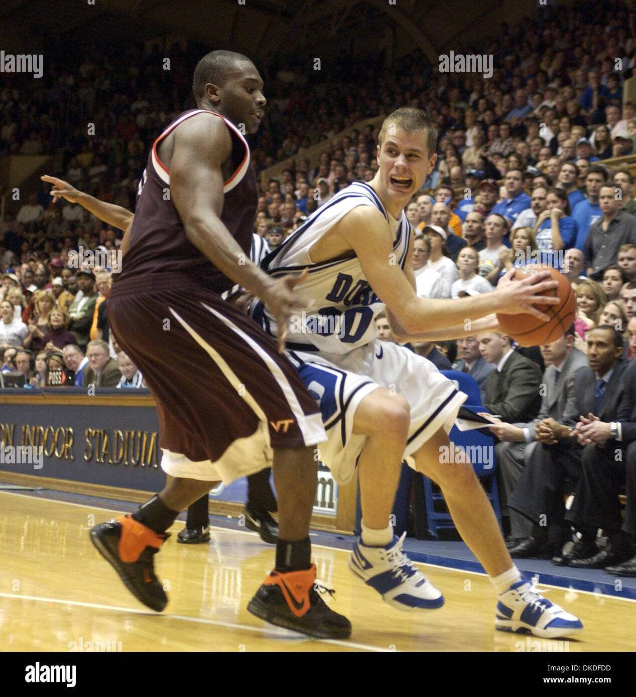 Duke blue devils cameron indoor stadium durham basketball hi-res stock ...