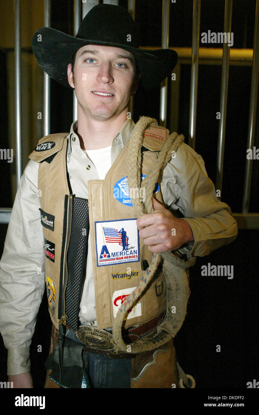 Jan 06, 2007 - Las Vegas, NV, USA - KOLT MILLER poses for photo after ...