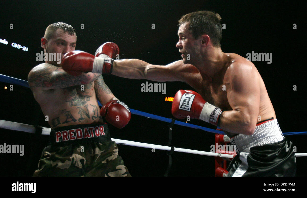 Jan 12, 2007; Minneapolis, MN, USA; MATT VANDA (L) during a late bout ...