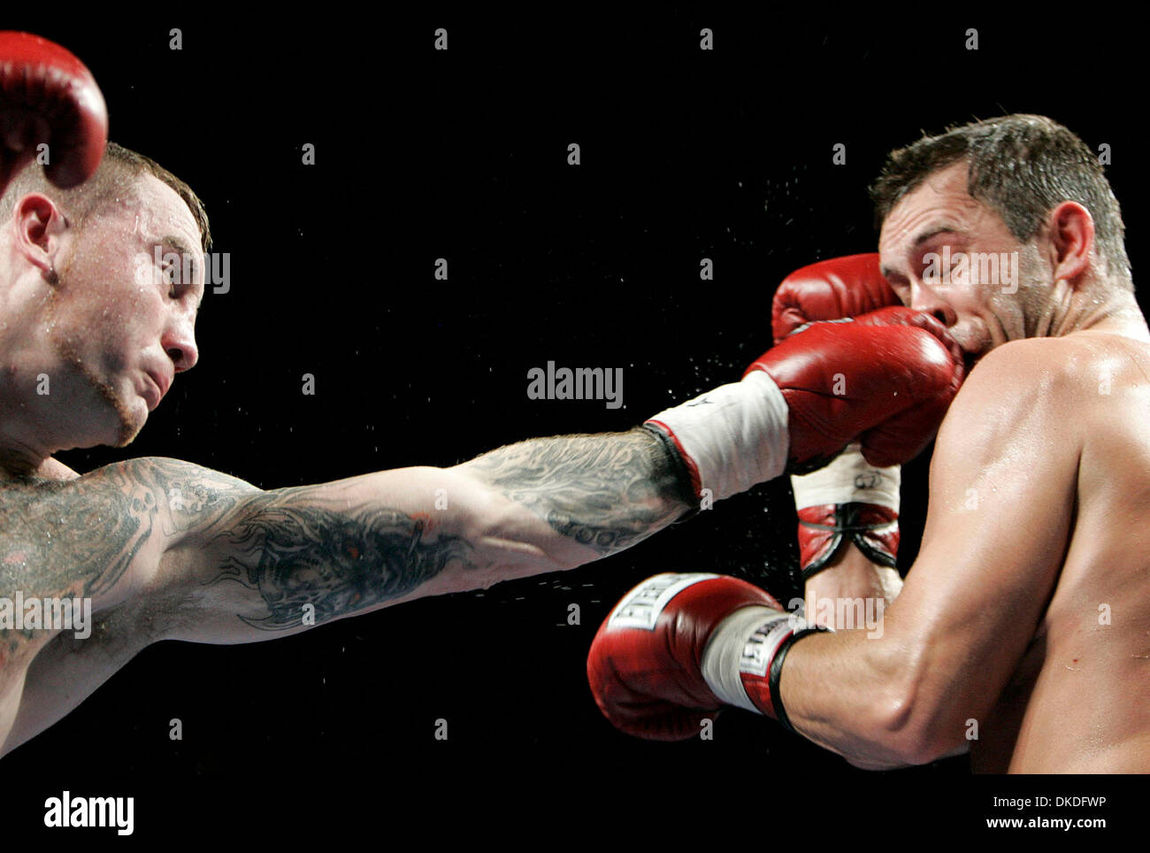 Jan 12, 2007; Minneapolis, MN, USA; ANTHONY BONSANTE and MATT VANDA ...