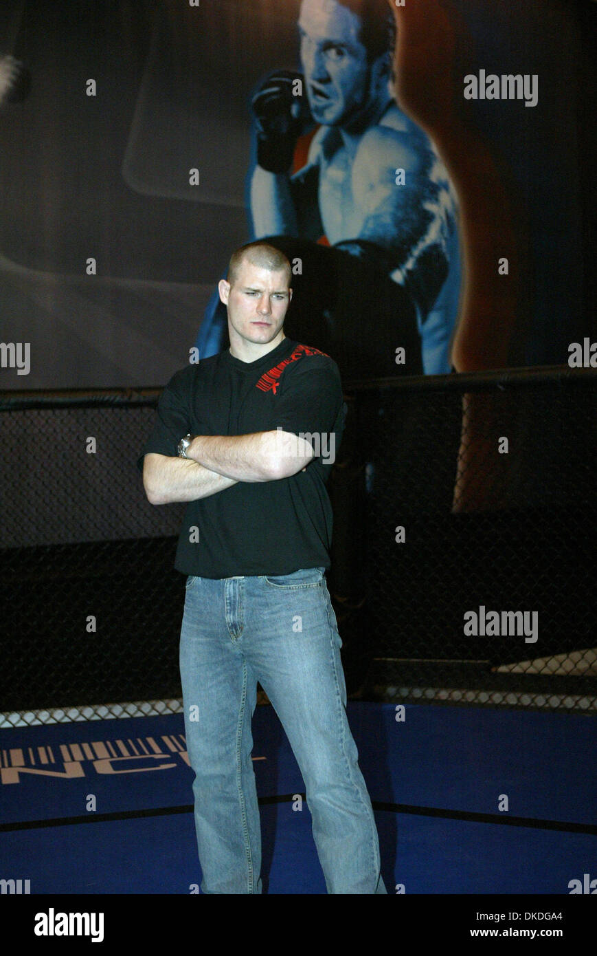 Ufc fighter michael bisping poses hi-res stock photography and images ...