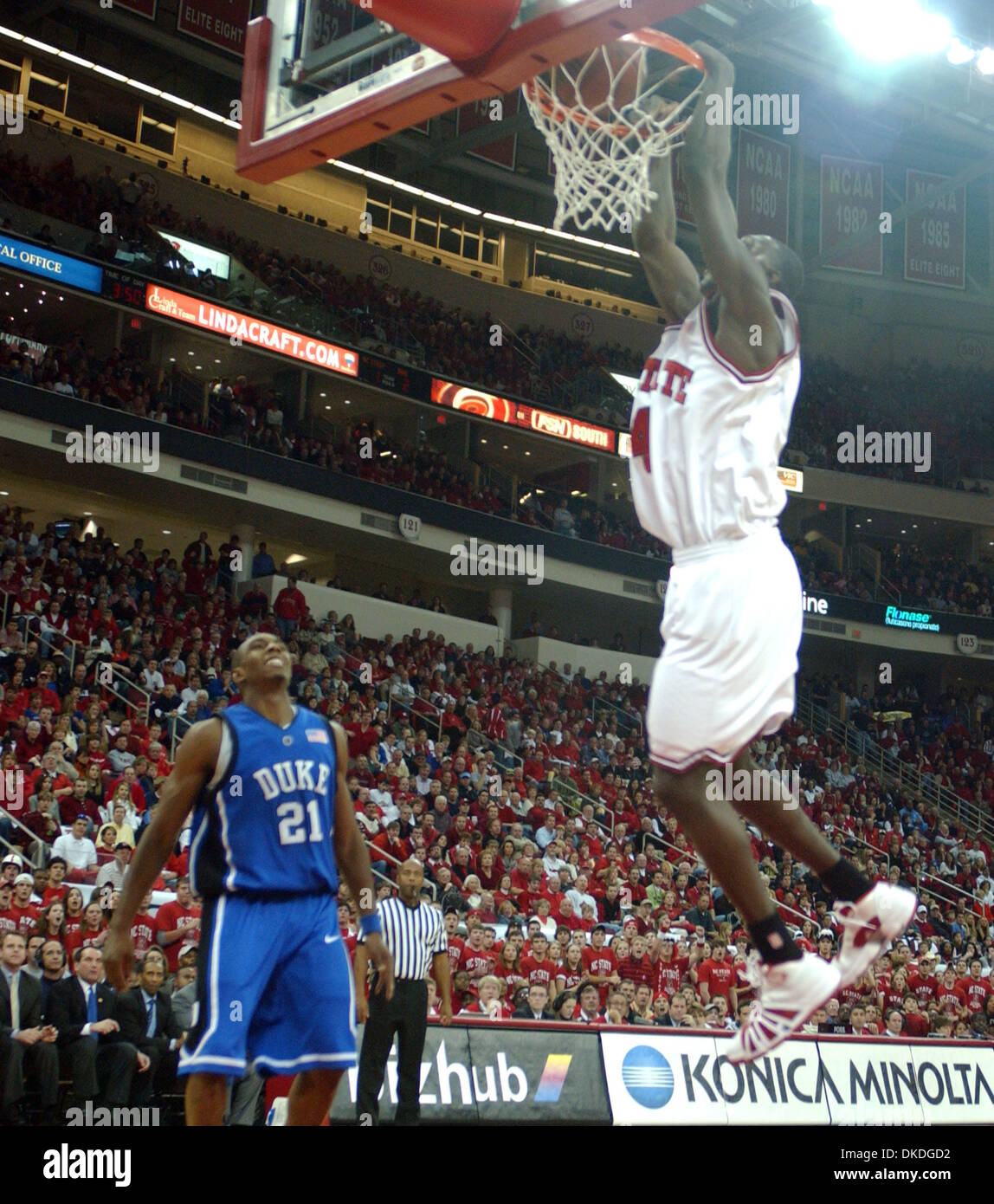 Jan 20, 2007; Raleigh, NC, USA; North Carolina State Wolfpack COURTNEY ...