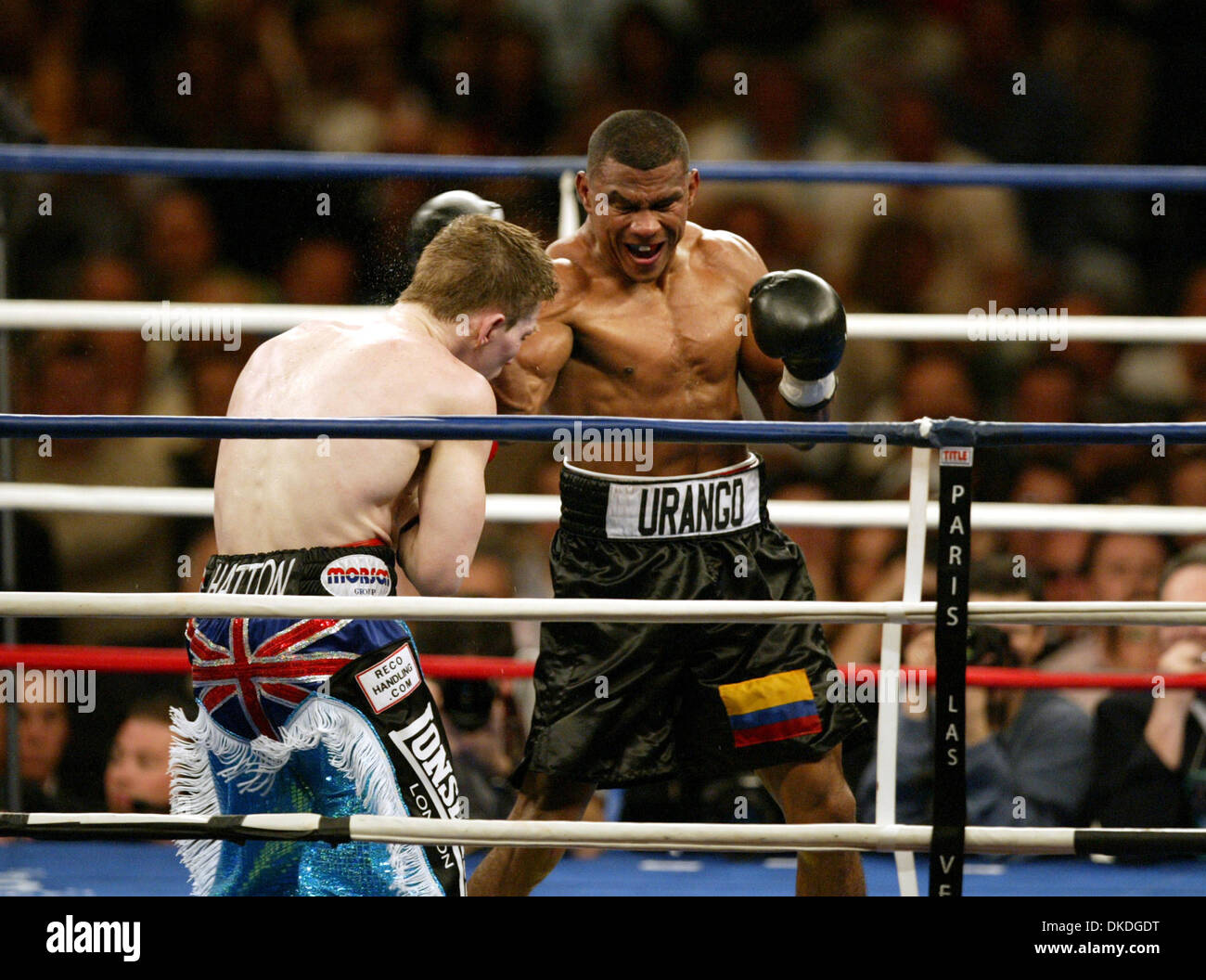 Jan 20, 2007; Las Vegas, NV, USA; RICKY HATTON recaptured his IBF light ...