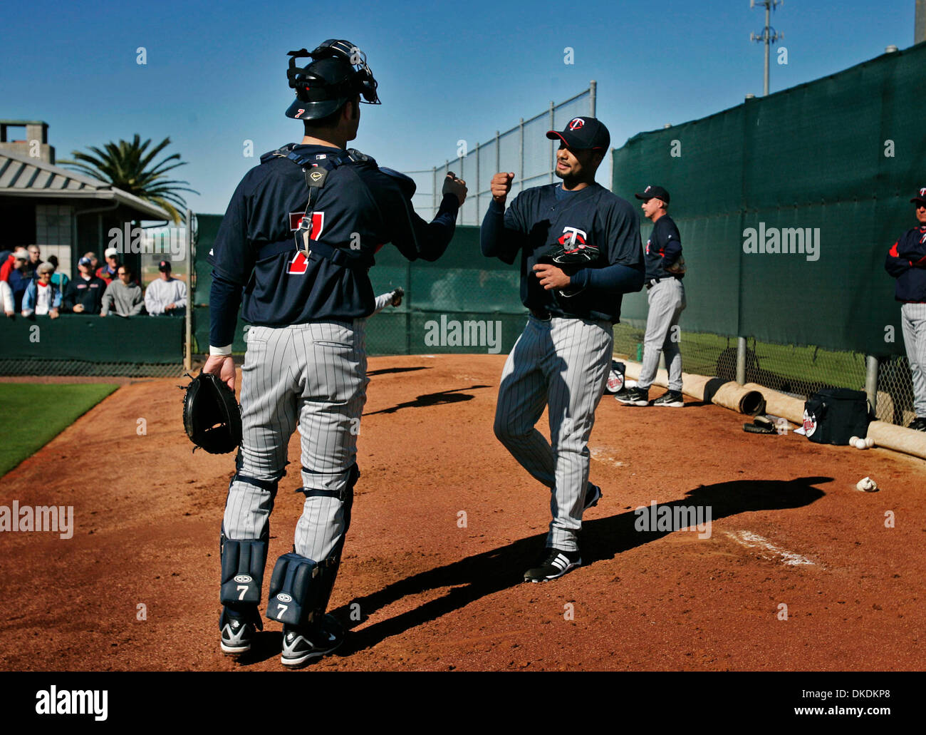 Feb 19, 2007 - Fort Myers, FL, USA - Minnesota Twins pitcher JOHAN ...