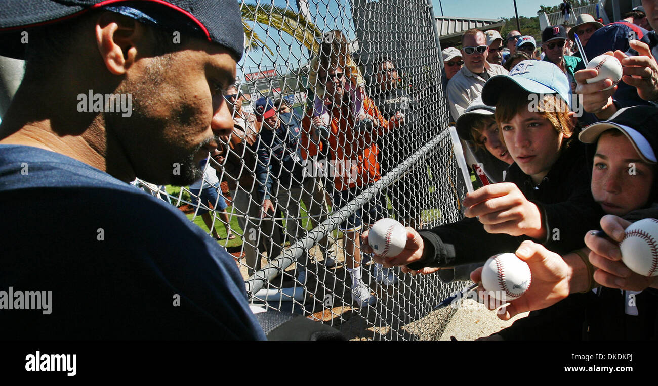 Feb 19, 2007 - Fort Myers, FL, USA - Minnesota Twins pitcher JOHAN ...