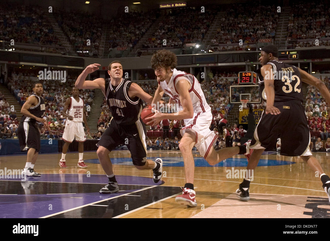 Mar 17, 2007 - Sacramento, CA, USA - Cougars ROBBIE COWGILL drives past ...