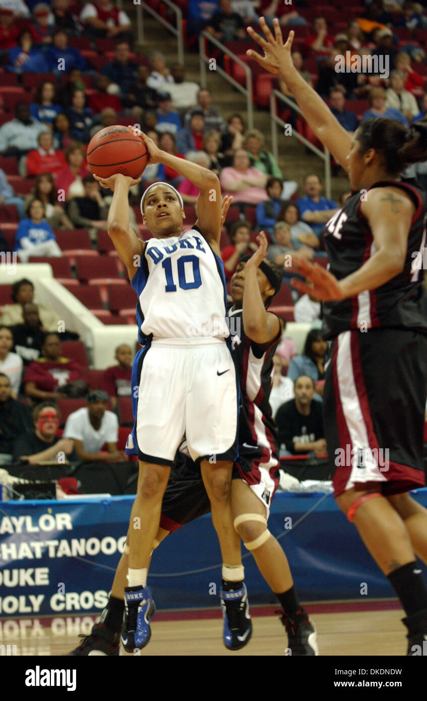 Mar 20, 2007 - Raleigh, NC, USA - Duke Bluedevils (10) LINDSEY HARDING ...
