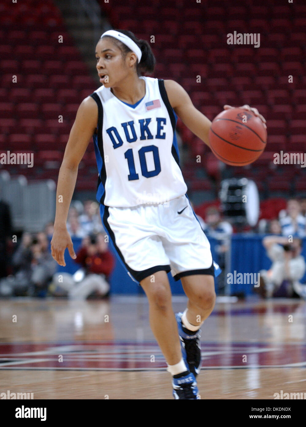 Mar 20, 2007 - Raleigh, NC, USA - Duke Bluedevils (10) LINDSEY HARDING ...
