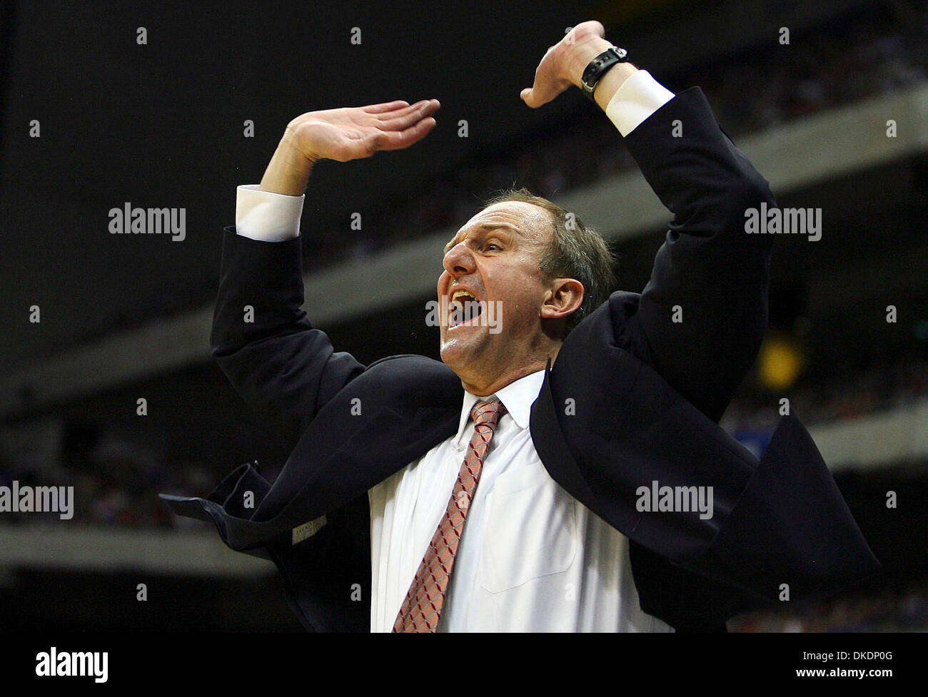 Mar 24, 2007 - San Antonio, TX, USA - Ohio St. coach Thad Matta during ...