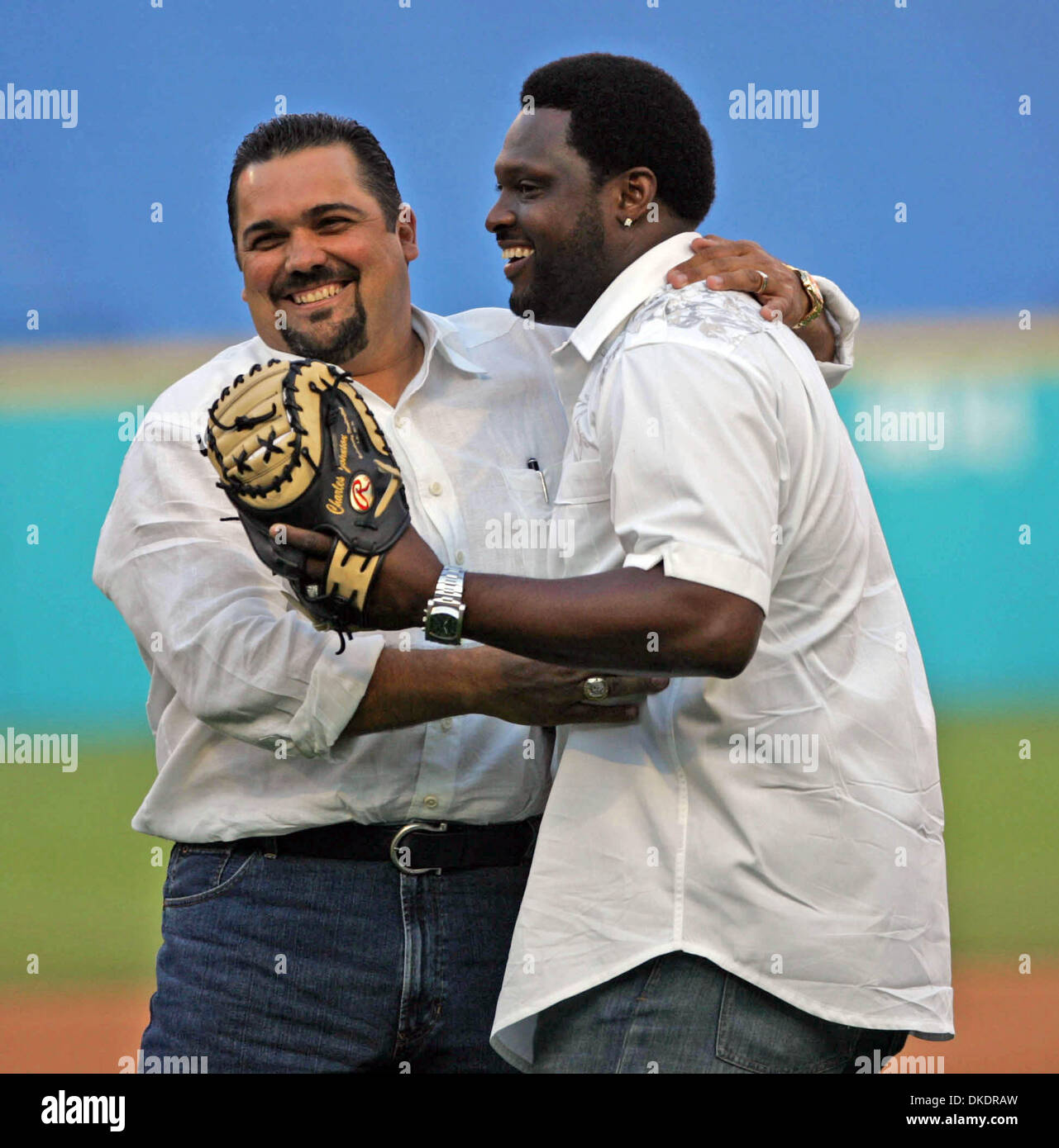 Apr 06, 2007 - Miami, FL, USA - Former Marlins ALEX FERNANDEZ and ...