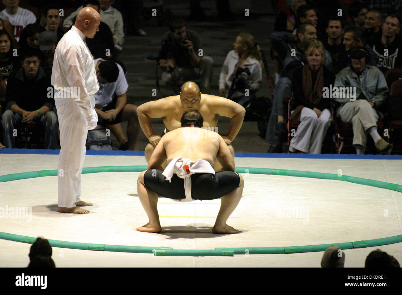 Apr 09, 2007; Los Angeles, California, USA; Sumo Heavyweights battle at ...