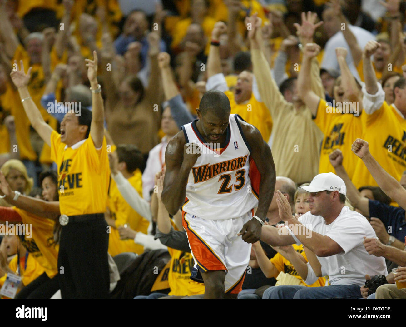 Golden state warriors jason richardson hi-res stock photography and ...