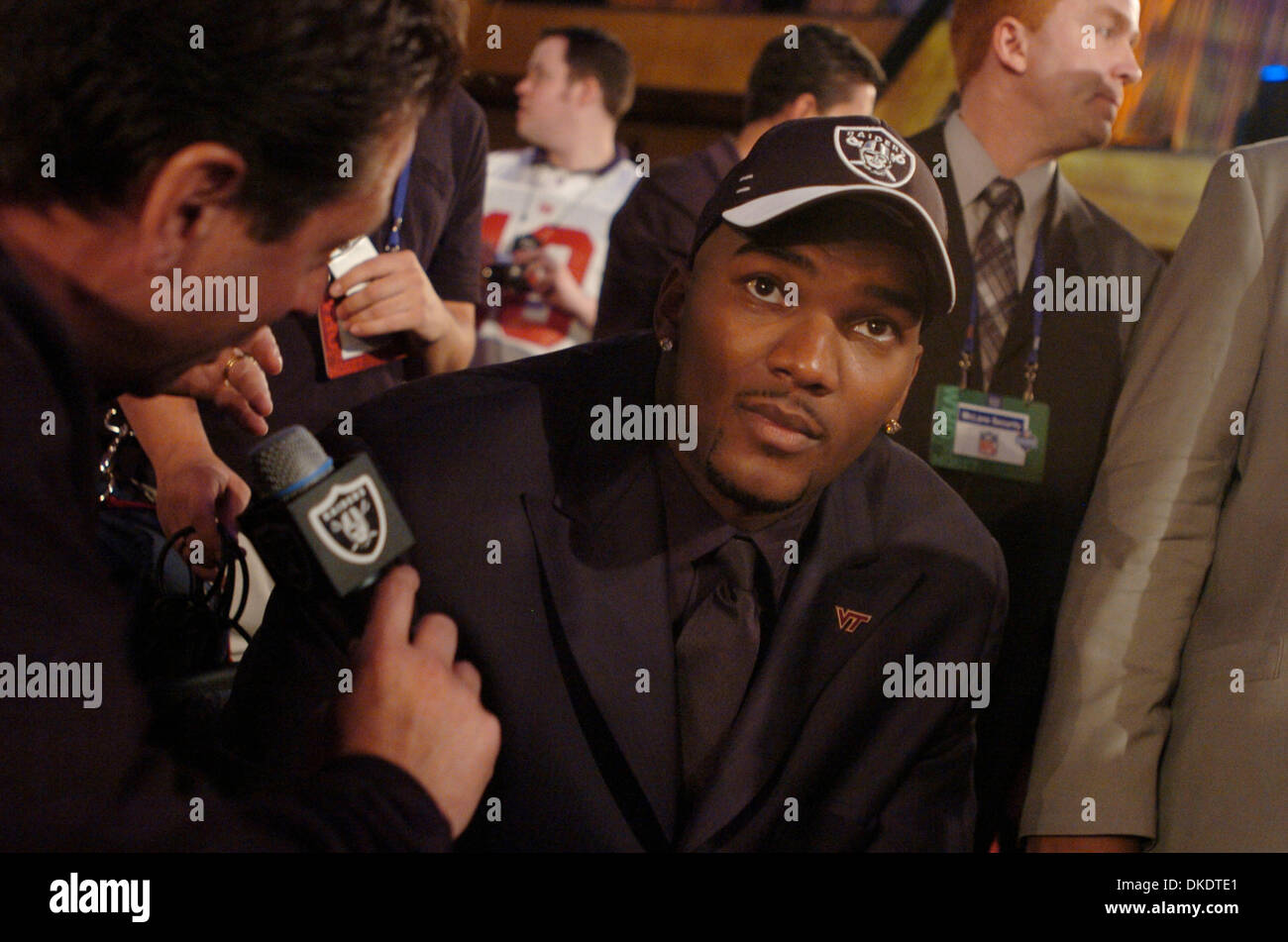 Apr 28, 2007 - Manhattan, NY, USA - JAMARCUS RUSSELL, quarterback from ...