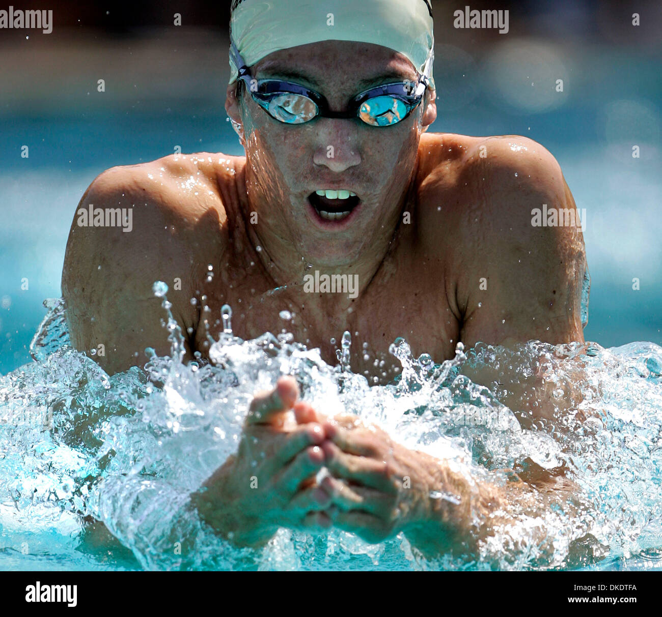Apr 28, 2007 - San Marcos, CA, USA - Carlsbad's TYLER HOFFMAN digs in ...