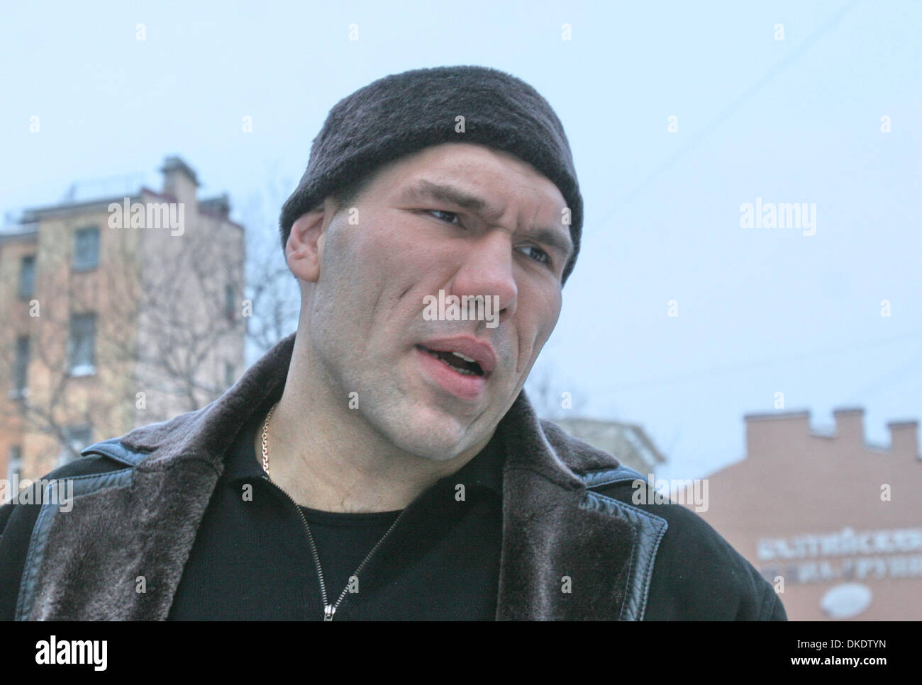St.Petersburg. Russian WBA heavy weight champion - boxer Nikolai Valuev ...