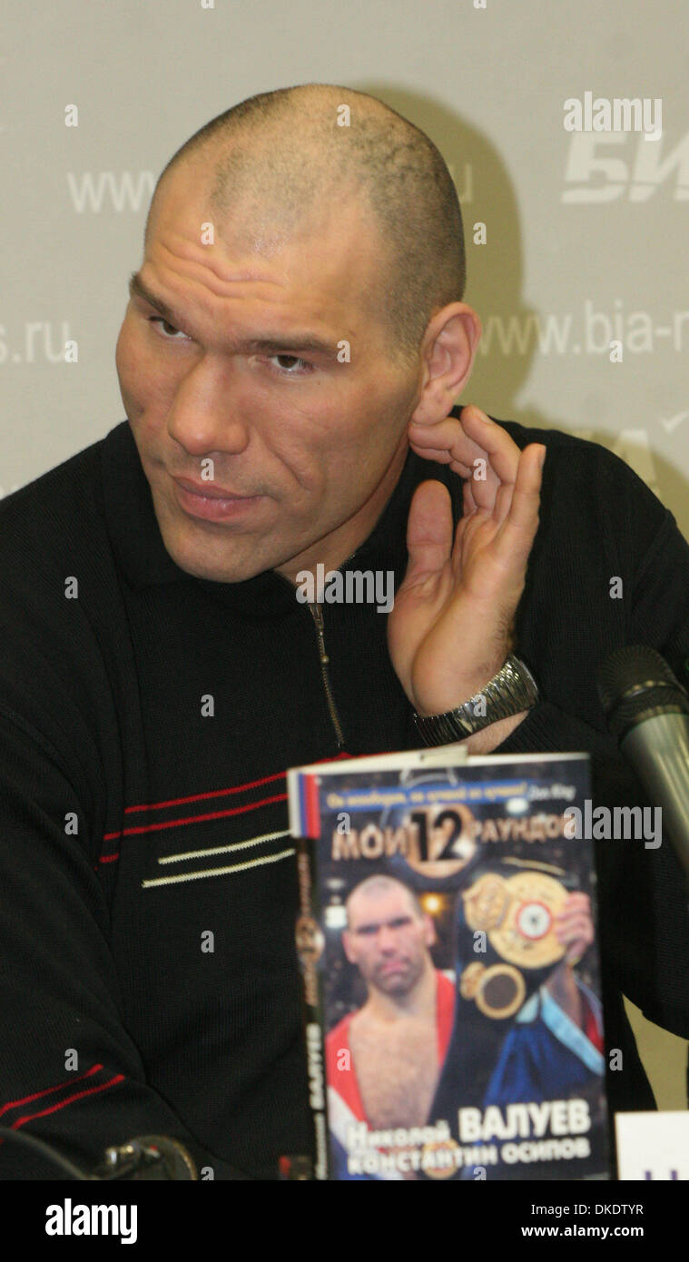 St.Petersburg. Russian WBA heavy weight champion - boxer Nikolai Valuev ...