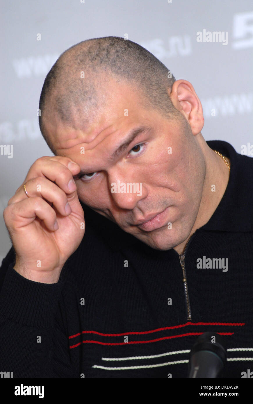 St.Petersburg. Russian WBA heavy weight champion - boxer Nikolai Valuev ...