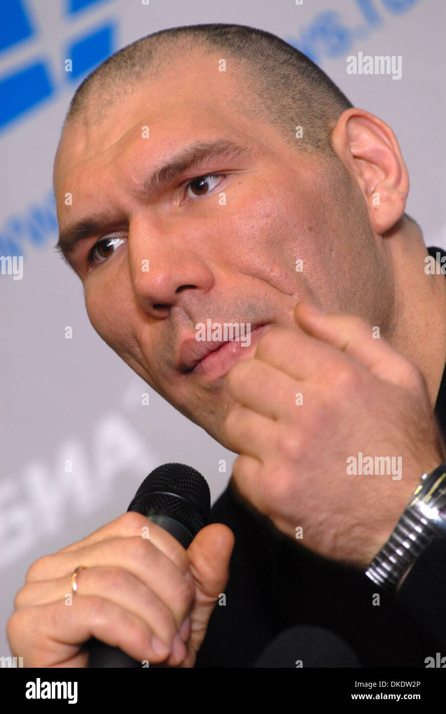 St.Petersburg. Russian WBA heavy weight champion - boxer Nikolai Valuev ...