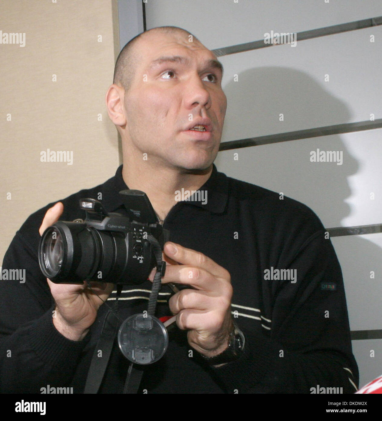 St.Petersburg. Russian WBA heavy weight champion - boxer Nikolai Valuev ...