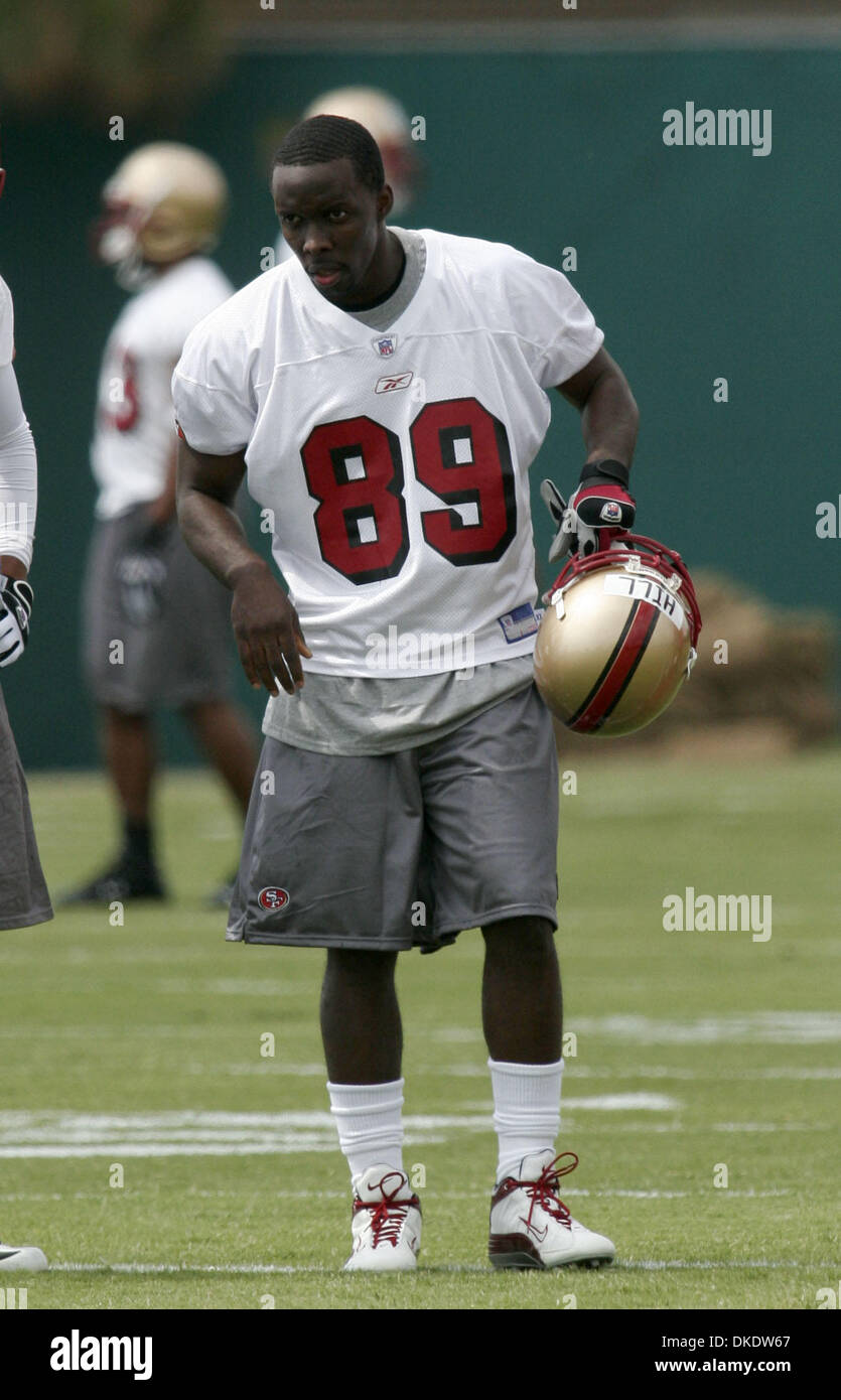 May 04, 2007 - Santa Clara, CA, USA - Wide receiver JASON HILL during a ...